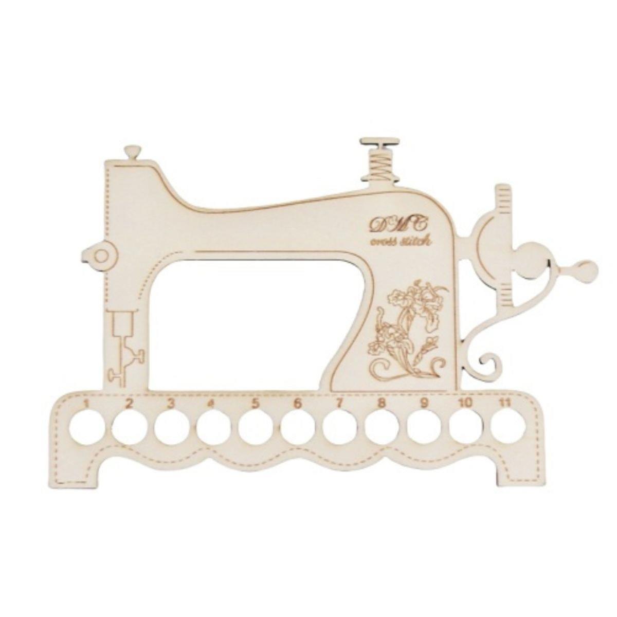 Sewing Machine Shaped Thread Board Organiser Including 10 Winding ...