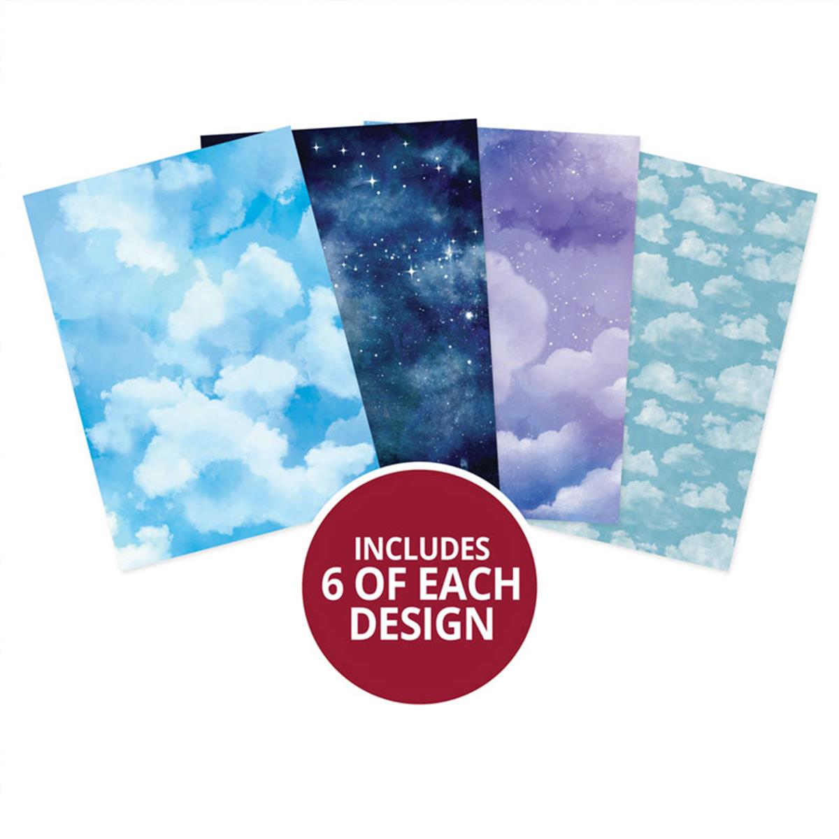 Essential Paper Packs - In the Clouds - 24 x 130gsm A4 background ...