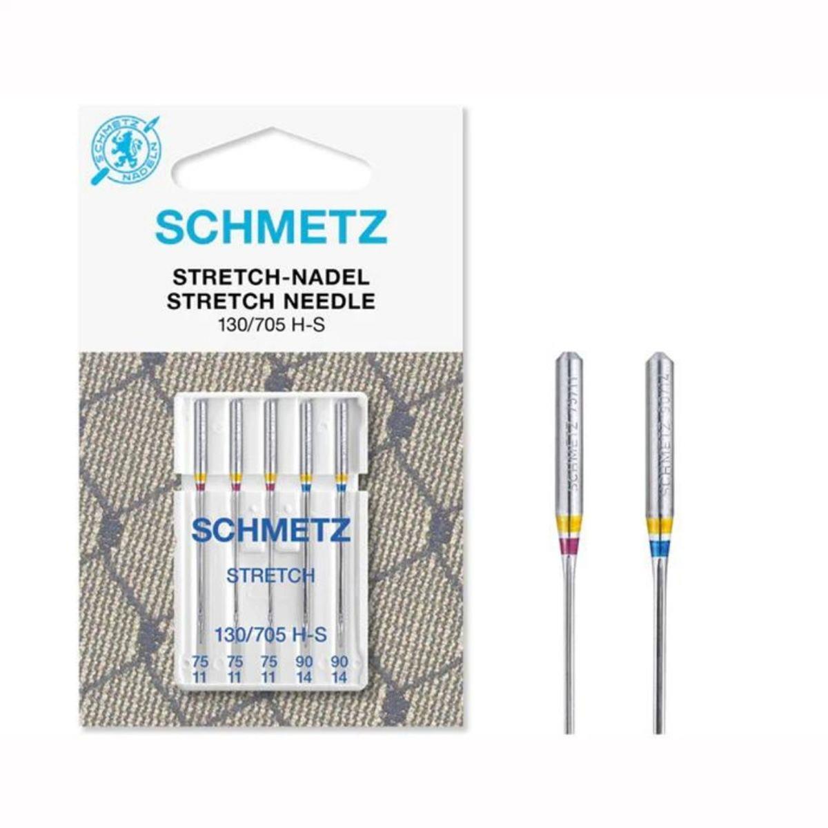 Schmetz Stretch Sewing Machine Needles Sizes 75-90 Pack of 5 | SewingStreet