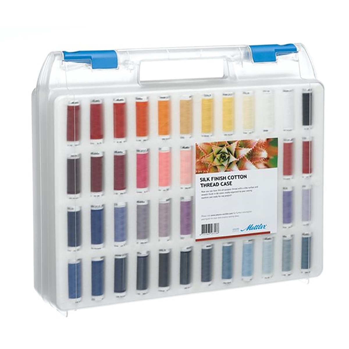 Mettler Silk Finish Thread Case of 96 Spools No 50 | HobbyMaker