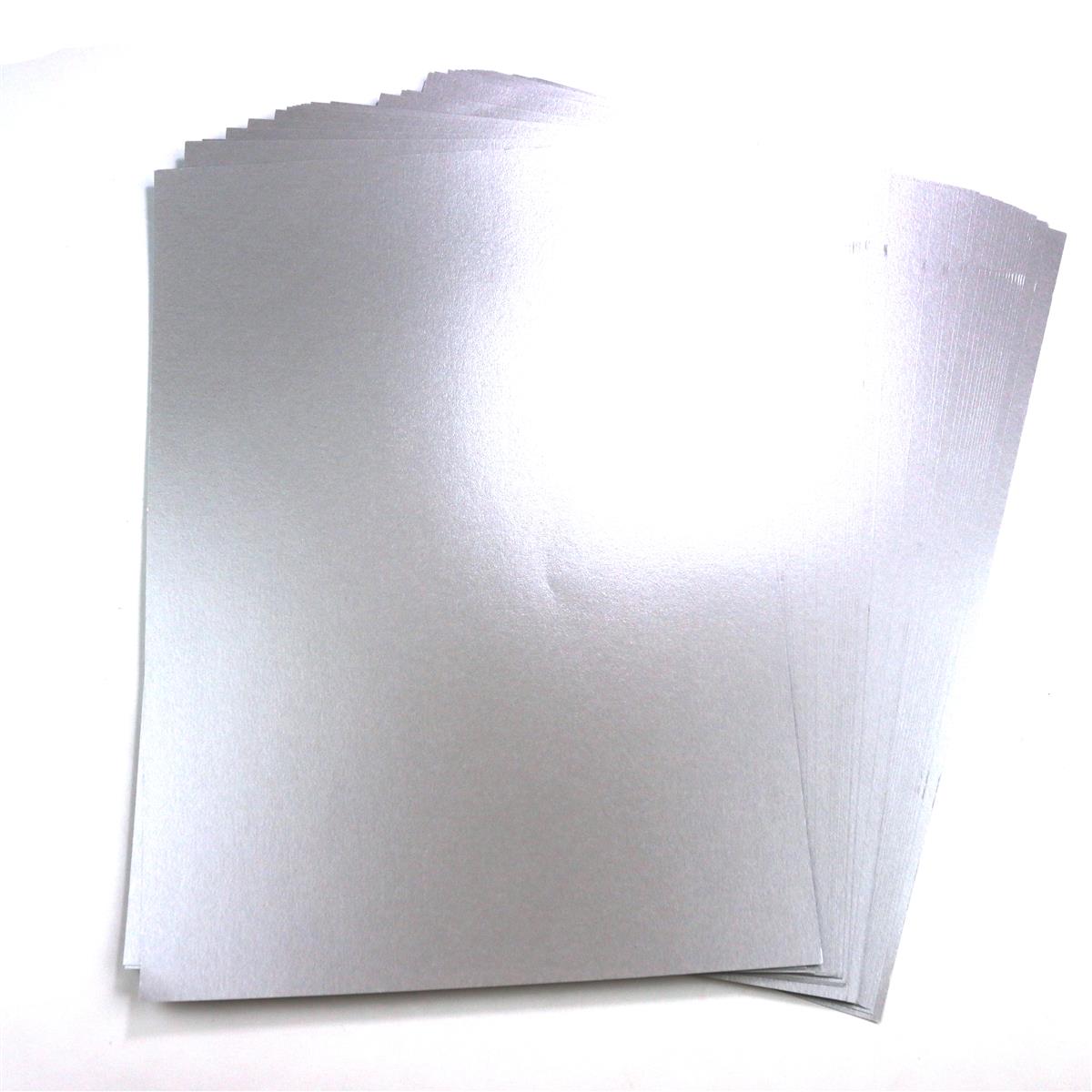 Special Offer A4 Pearlescent Silver 130gsm Paper Pack - 40 sheets ...