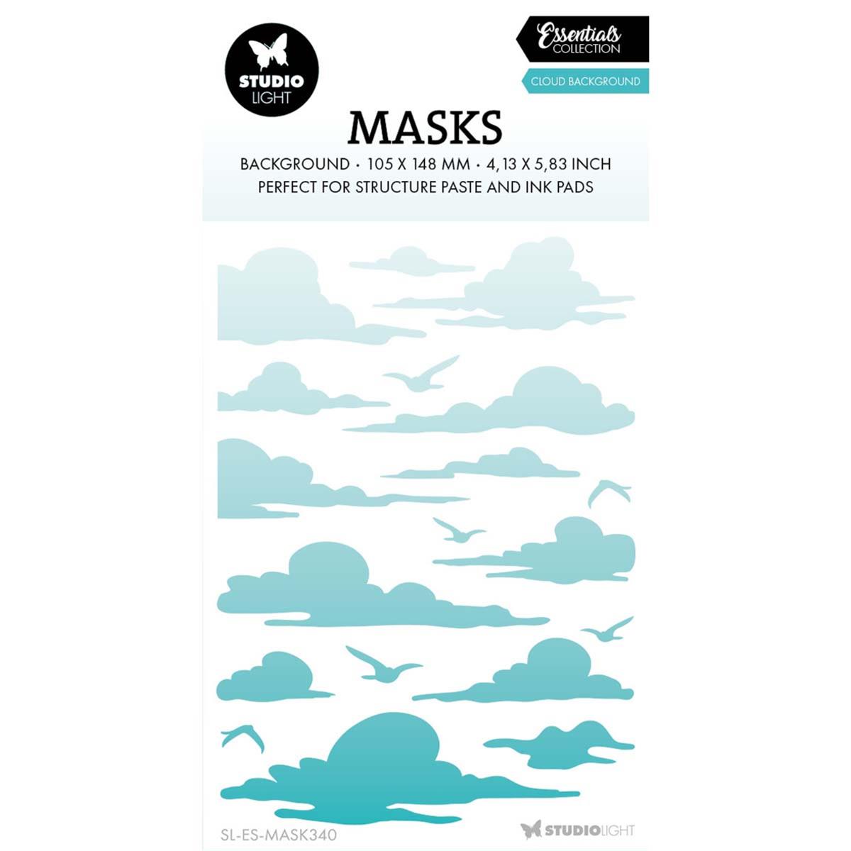 SL Mask Cloud Background Essentials 105x148x1mm, 1pc | HobbyMaker