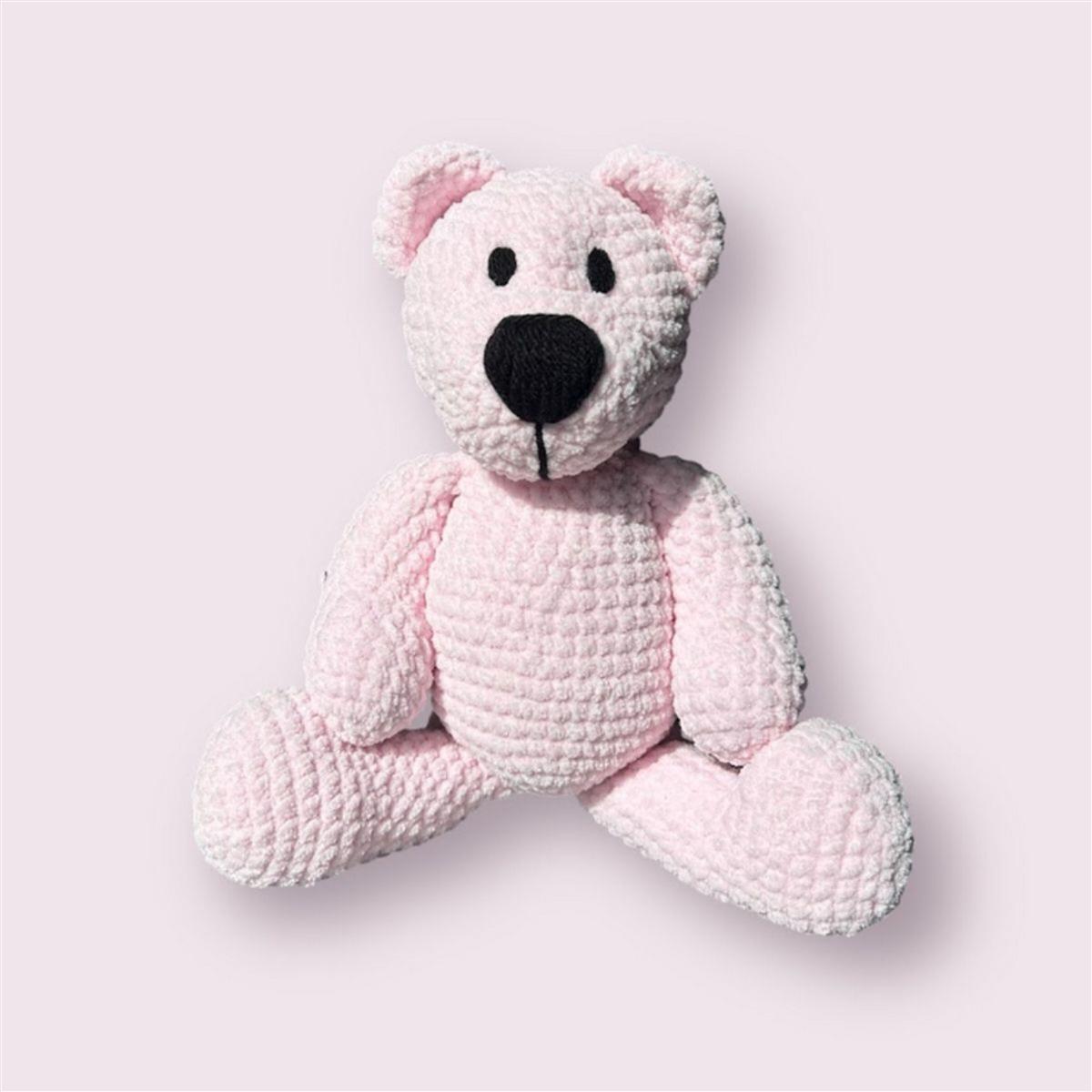 Mally Makes Pink Snuggle Bear Crochet Kit | SewingStreet