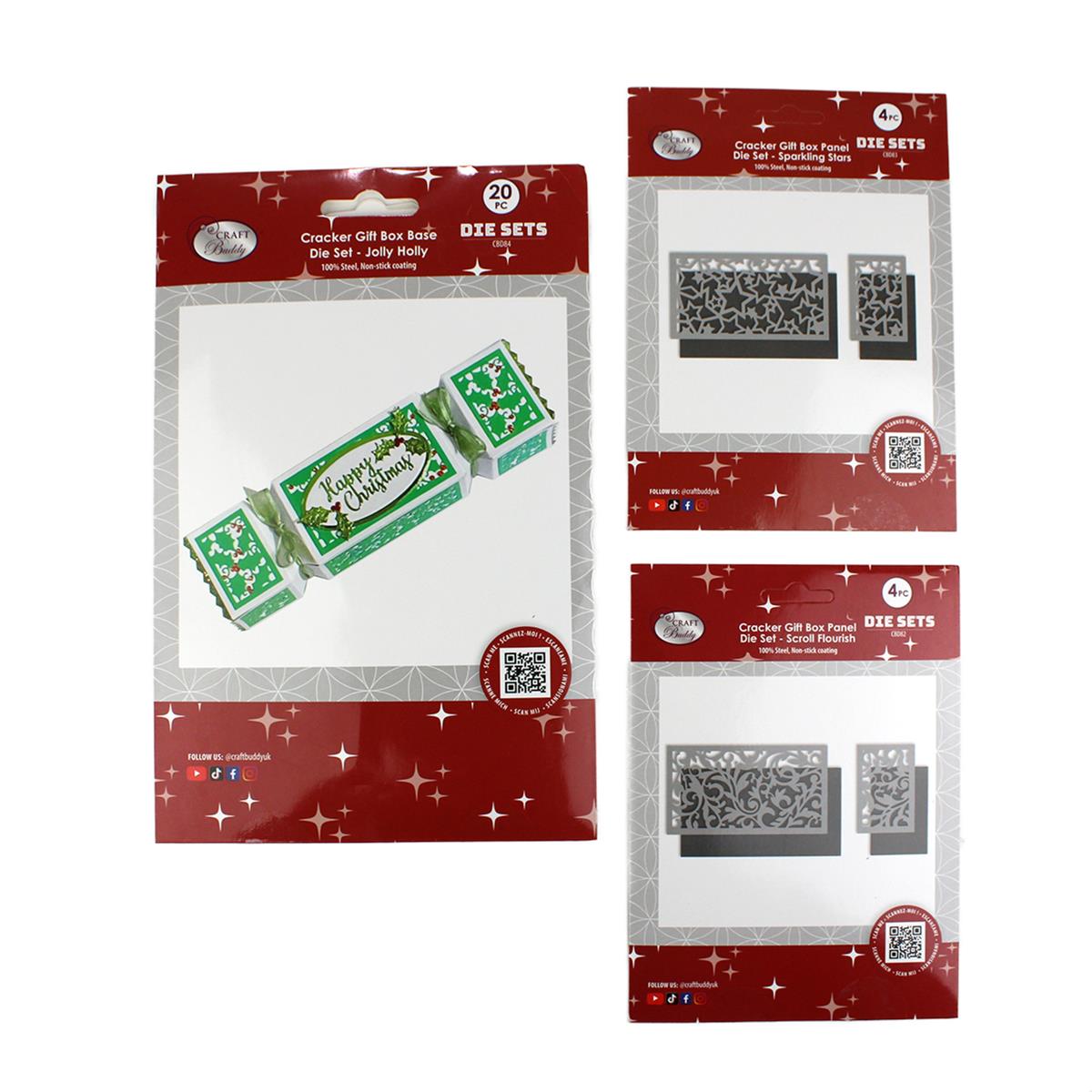 Craft Buddy Cracker Die Collection Includes the Base and All Decorative ...