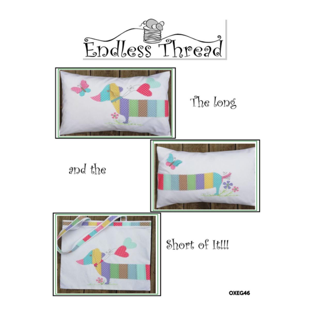 Endless Thread The Long And Short Of It Cushion & Bag Pattern | SewingStreet