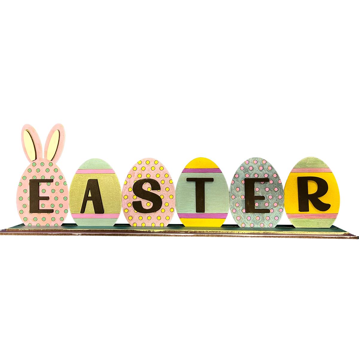 MDF Easter Egg Mantle sign | HobbyMaker