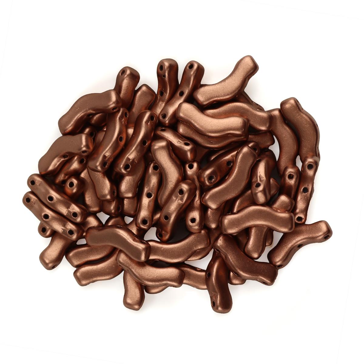 Bridge Beads - Bronze Copper, 3x12mm (20GM) | JewelleryMaker