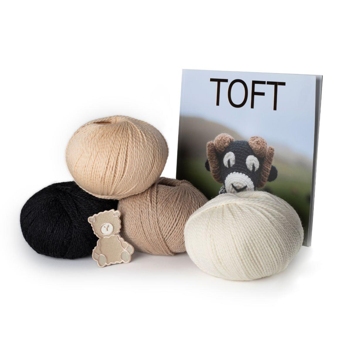 TOFT’s Crochet Sheep Making Bundle Includes 15 Patterns & 4 Balls of ...