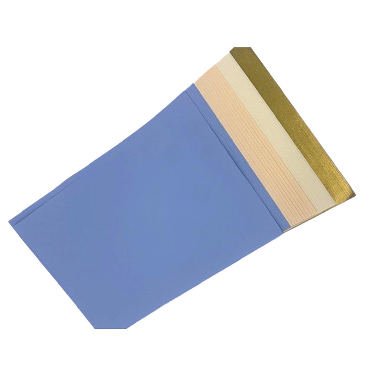 Special offer 40 assorted sheet textured A4 paper pack | HobbyMaker