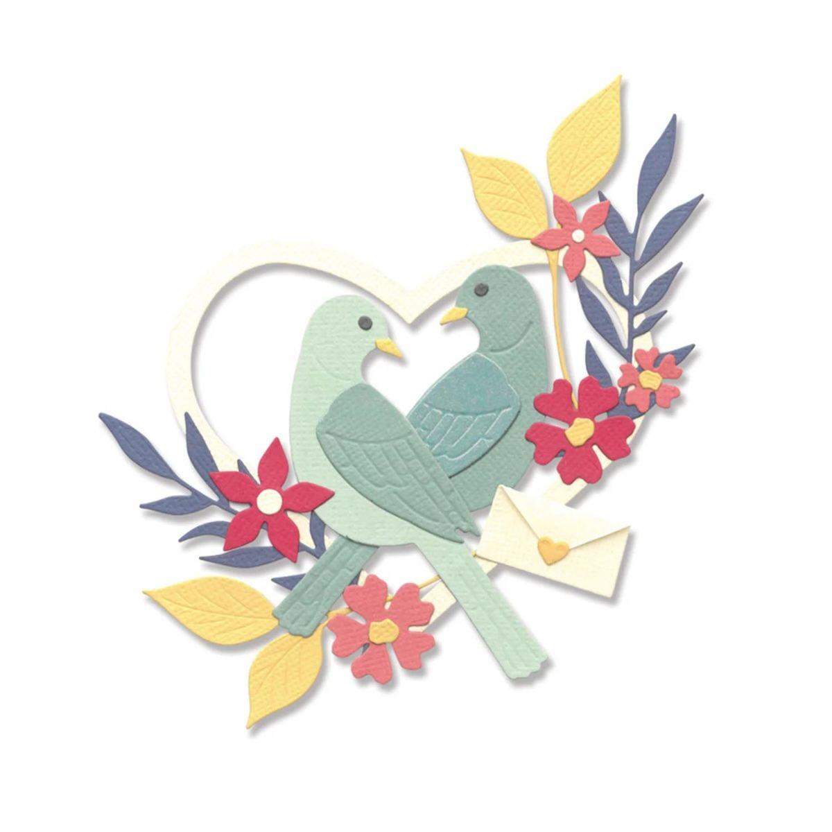 Sizzix Thinlits Die Set 12PK - Sweet Birds | HobbyMaker