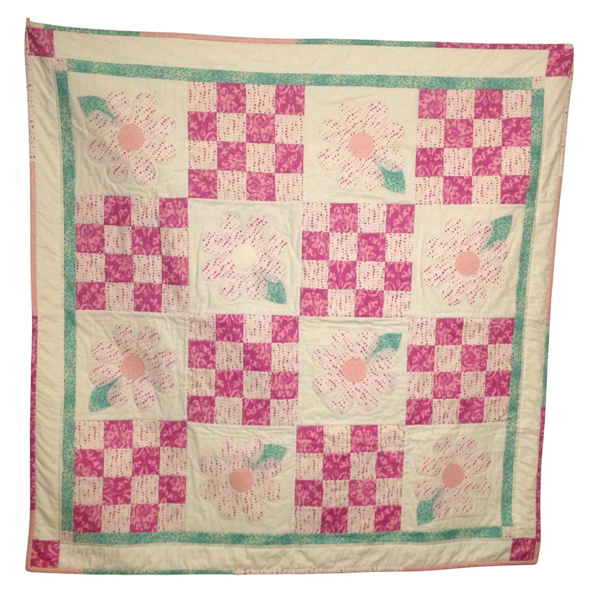 Sew with Beth Spring Glitter Daisy Quilt Kit: Pattern & Fabrics (1m ...