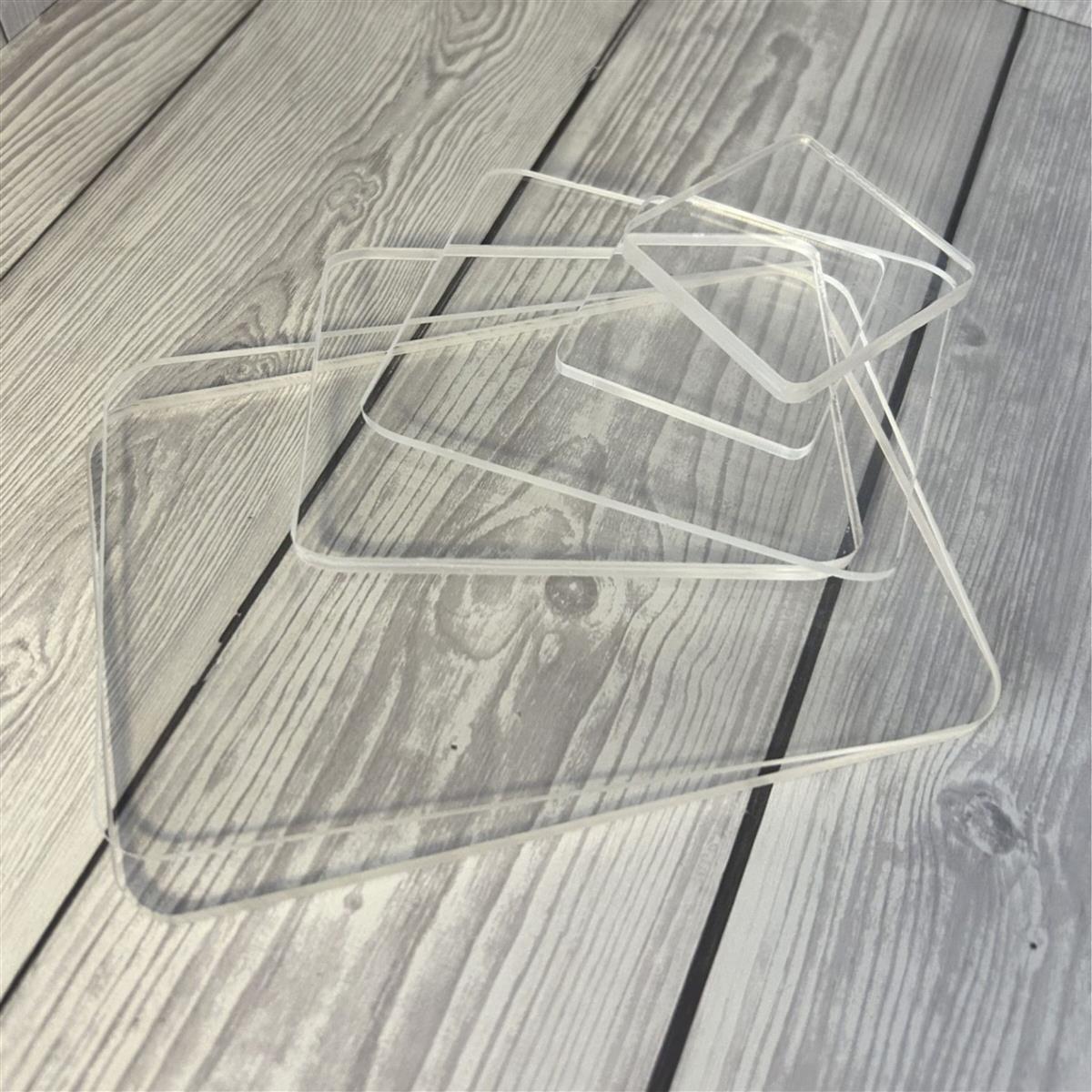 Set of 6 Acrylic Blocks | HobbyMaker