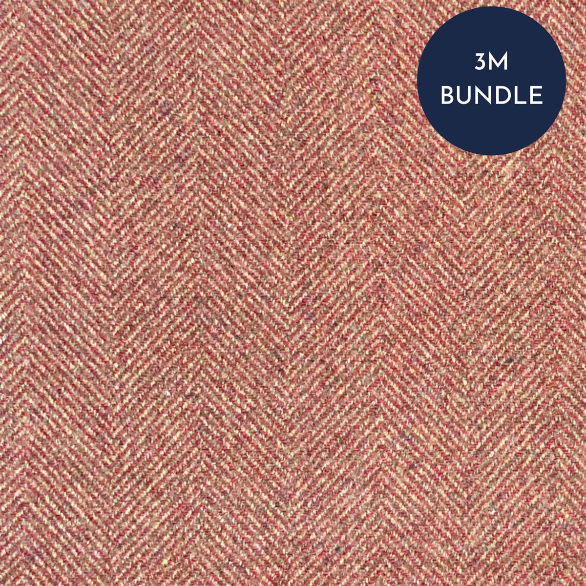 Hunter Wool Effect Herringbone Tweed Fabric Bundle (3m) | SewingStreet