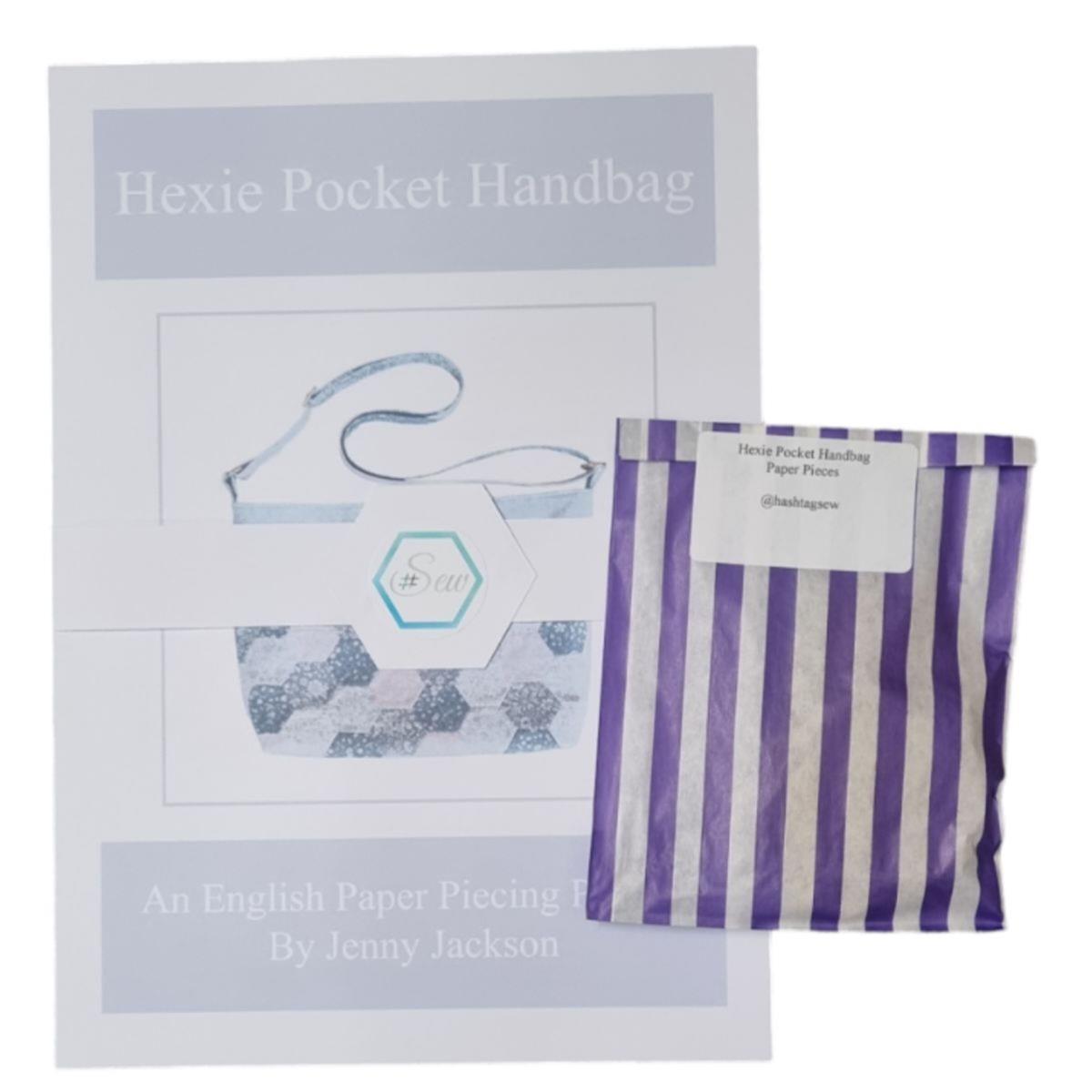 Jenny Jackson Hexie Pocket Tote Bag Pattern & Paper Pieces | SewingStreet