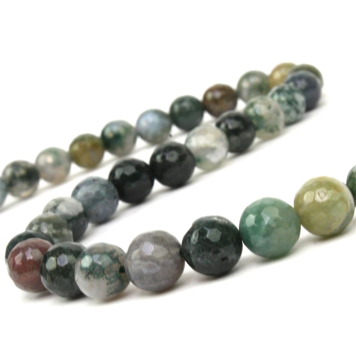 170cts Fancy Jasper (Indian Jasper) Faceted Rounds Approx 8mm, 38cm ...