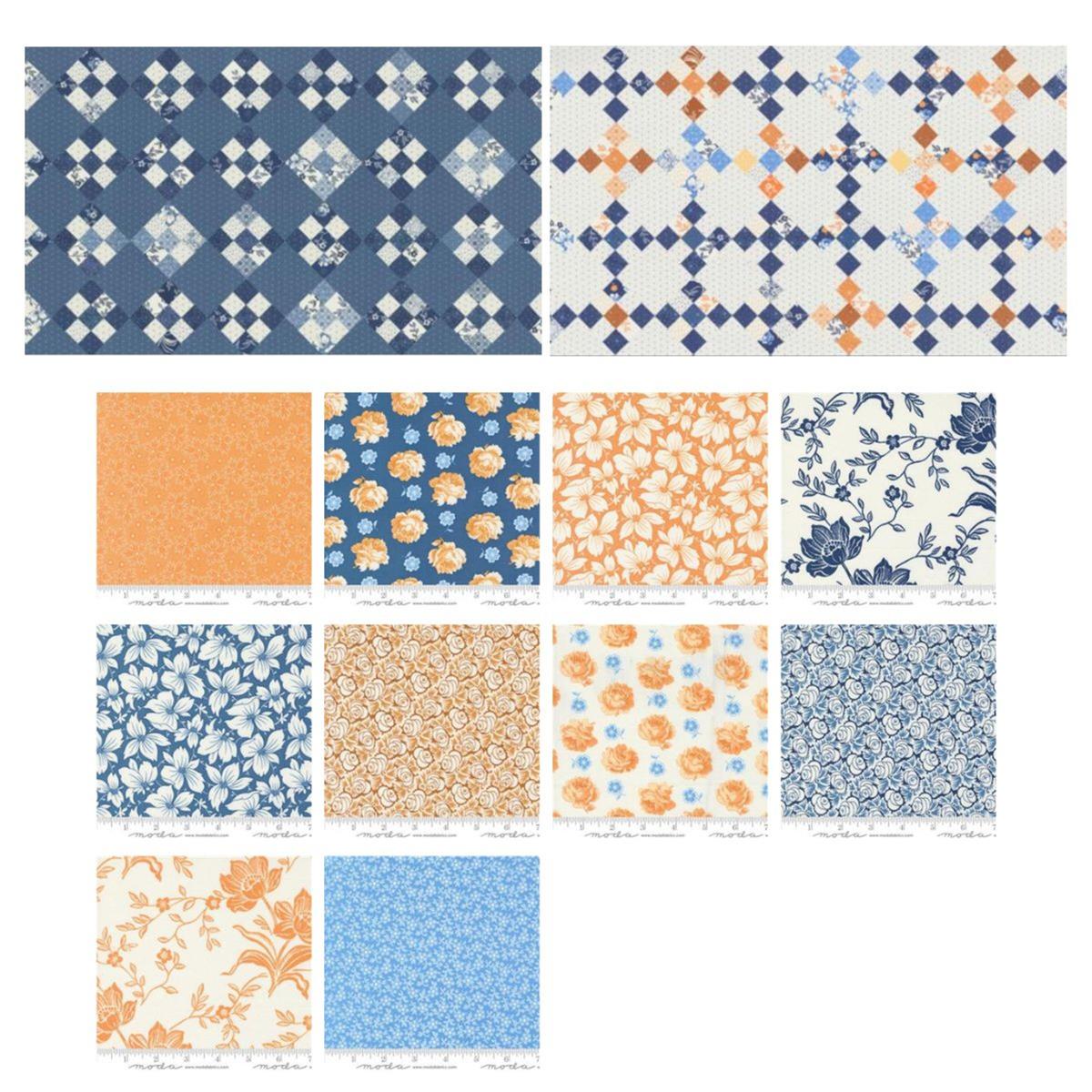 Moda Denim & Daisy Fabric Bundle (5m Plus 2 Panels) | SewingStreet