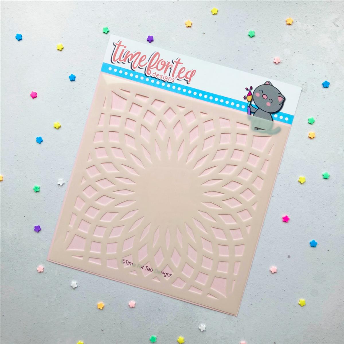 T4TD Diamond Burst Stencil | HobbyMaker