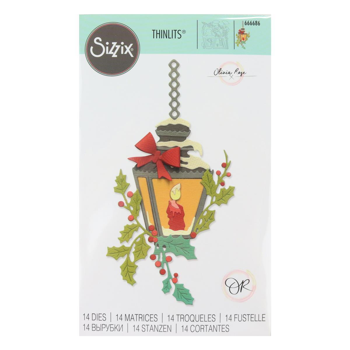Sizzix Thinlits Die Set 14PK Lamp Light by Olivia Rose | HobbyMaker