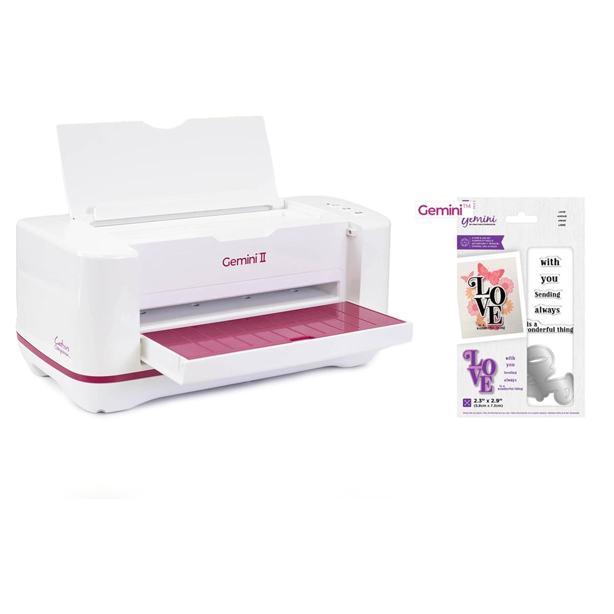 Gemini II Die Cutting and Embossing Machine with Free Gemini Floral ...