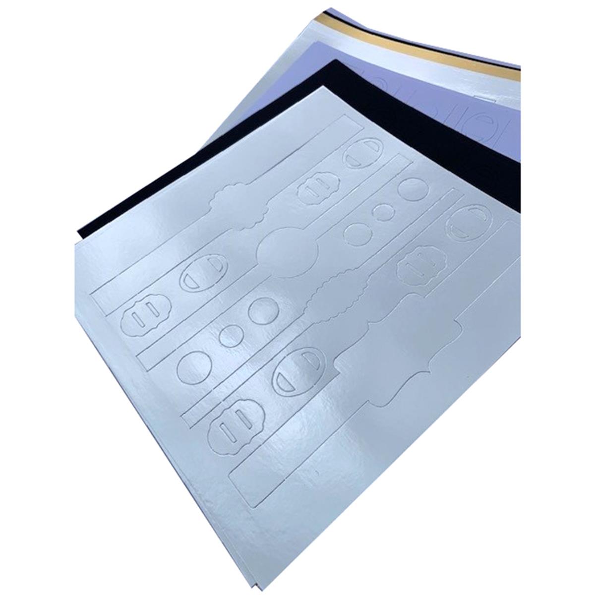 Paper Dienamics Bands and Buckles pack- 40 Die Cut Bands and Buckles ...