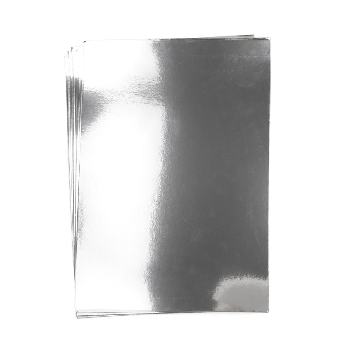 Super Bright Silver Card A4 - 280gsm - 25 Sheets | HobbyMaker