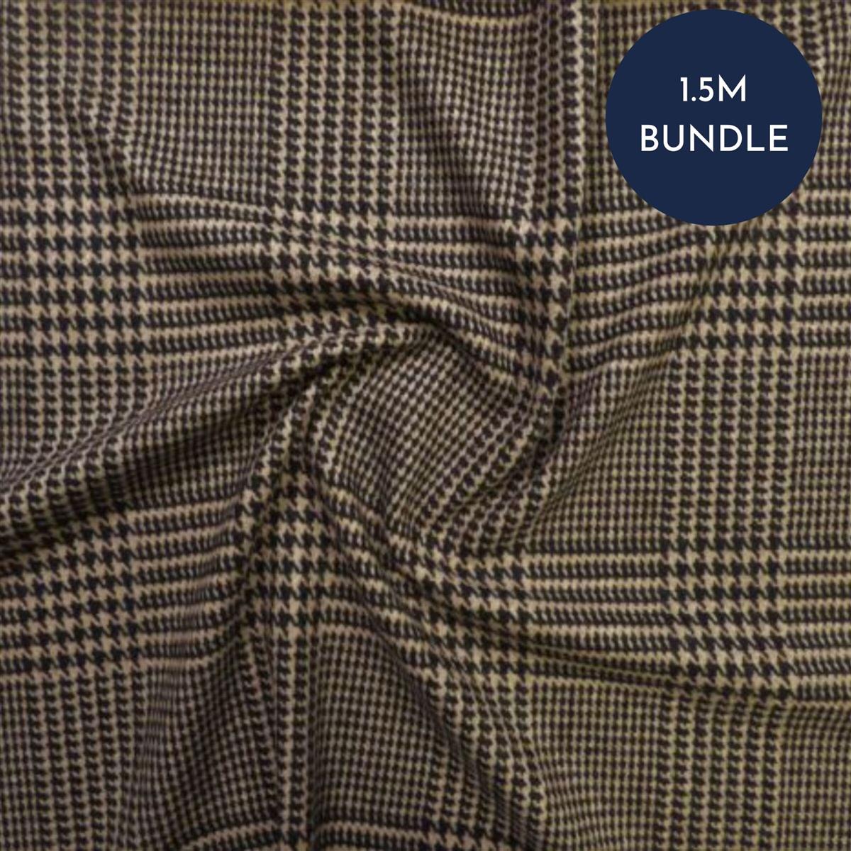 70% Wool 30% Polyester Tweed Fabric Bundle (1.5m) | SewingStreet