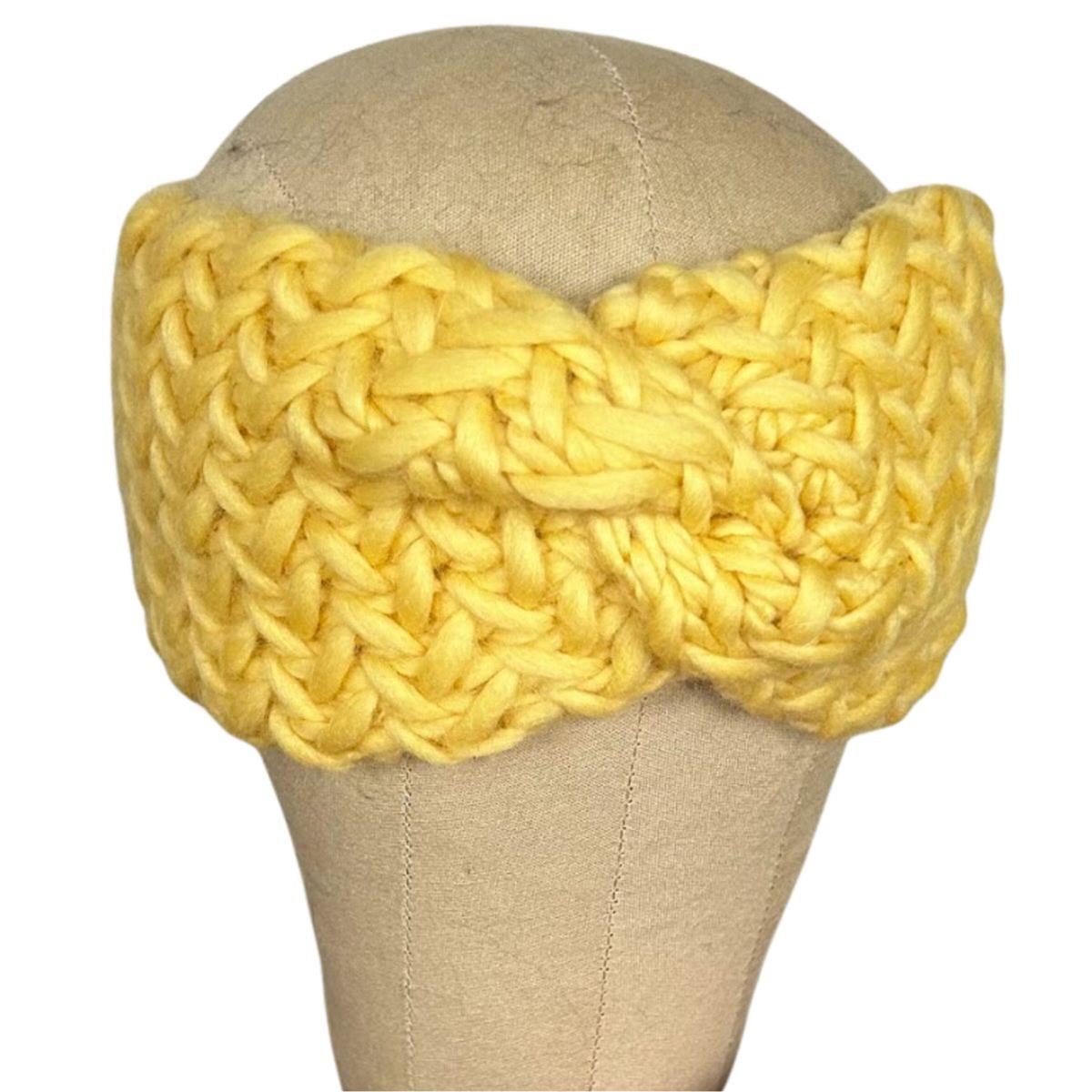 Juey Jumbo Herringbone Headband Kit - Lemon Grape | SewingStreet