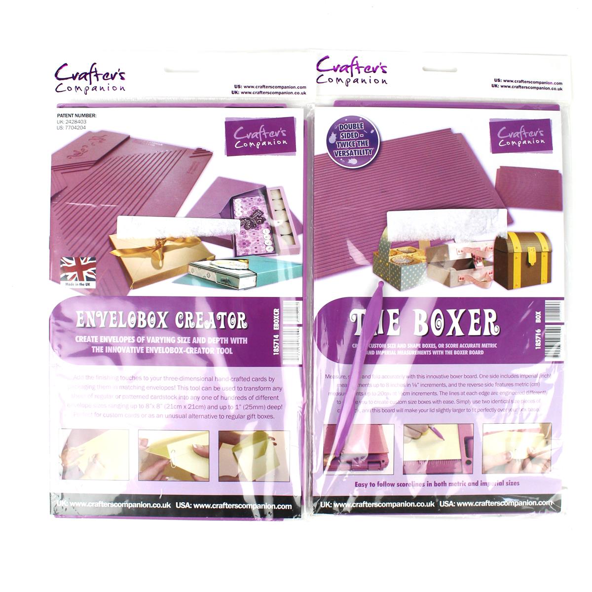 Crafter's Companion The Envelobox Creator Scoreboard & The Boxer Board ...