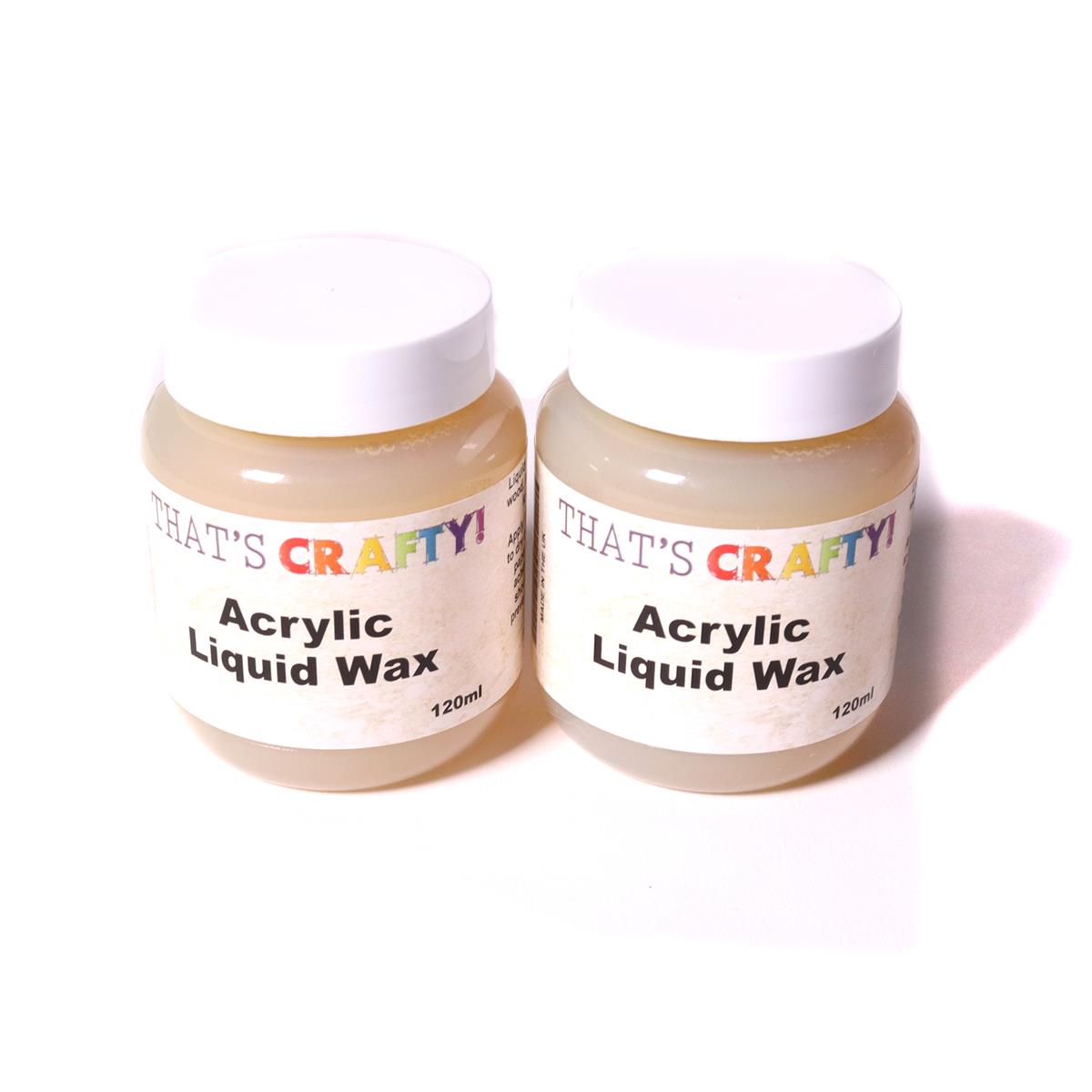 That's Crafty! Acrylic Liquid Wax - 120ml - Set of 2 | HobbyMaker