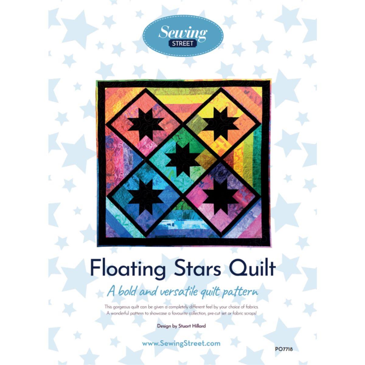 Stuart Hillard Floating Stars Quilt Instructions | SewingStreet