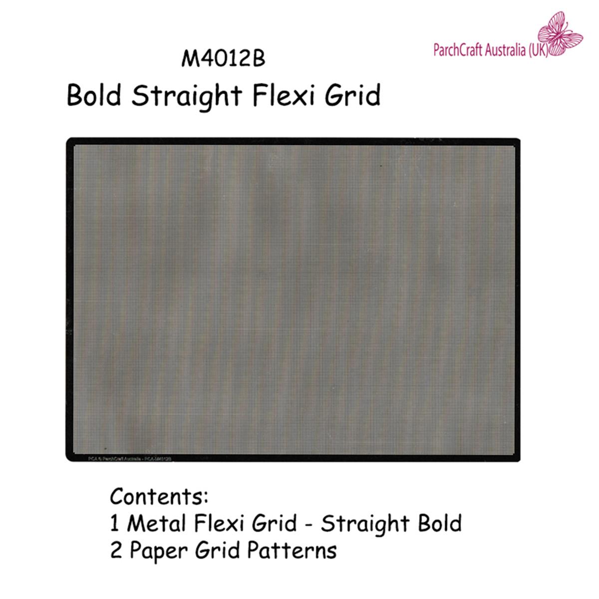 Parch Craft Australia (UK) - Bold Straight Flexi Grid - 1 x A4 Metal ...