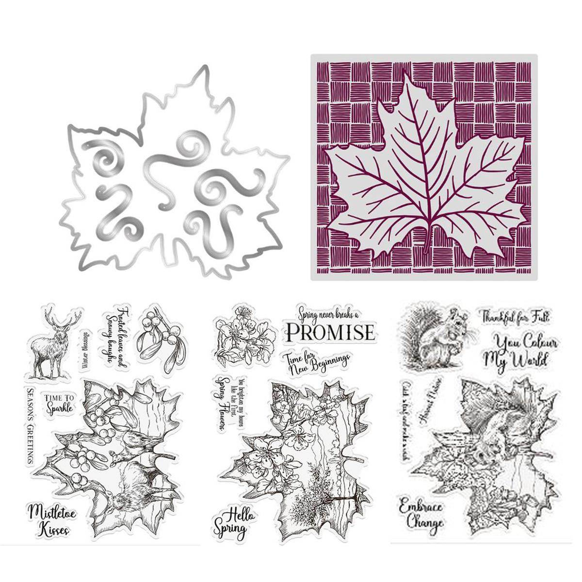 Sheena Douglass - In The Frame - Timeless Leaves Stamp Collection with ...