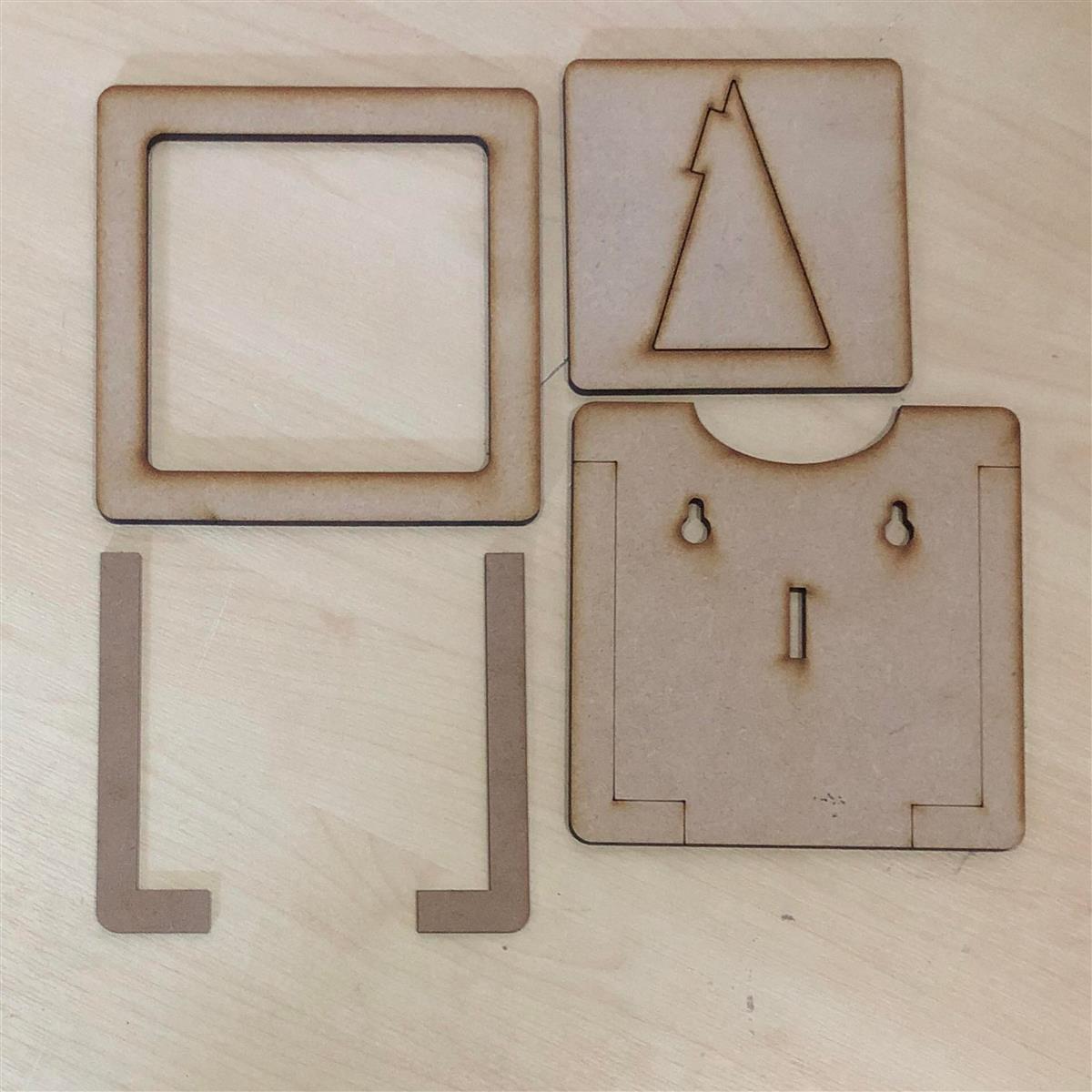 Dreamees- Single Freestanding Frame MDF Kit- Makes 1 (4x4) | HobbyMaker