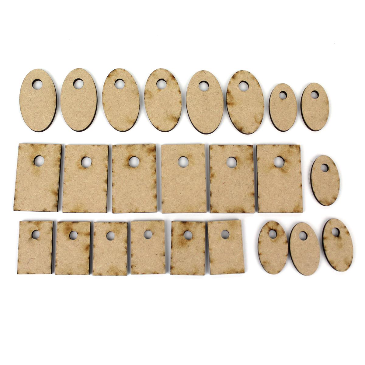 MDF Plaque Hangers - Pack of 24 | HobbyMaker