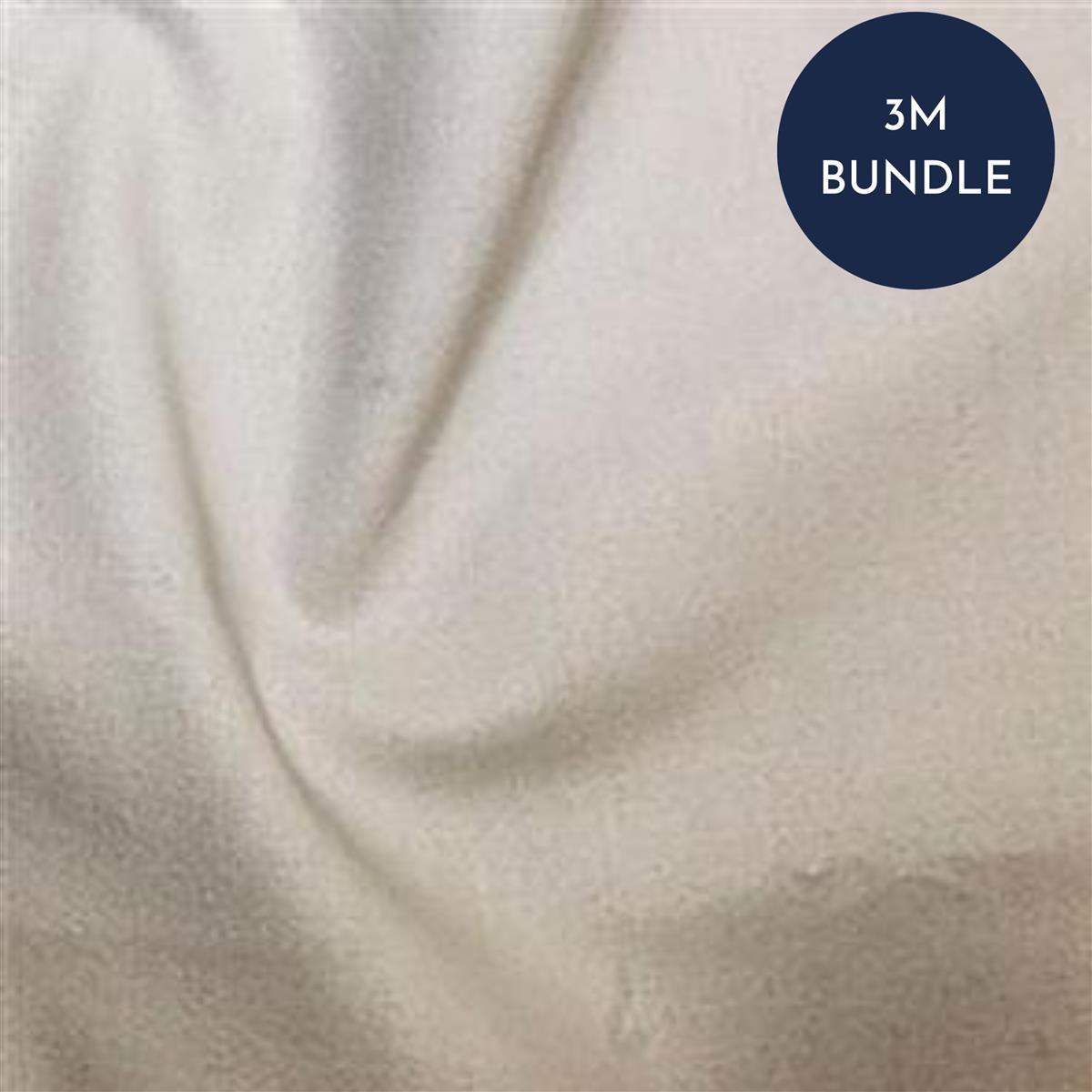 100% Cotton Light Grey Fabric Bundle (3m) Save £3 | SewingStreet