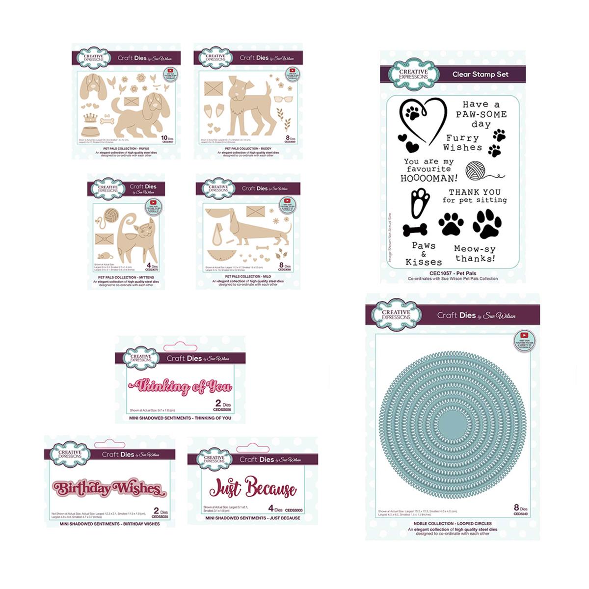 NEW I Want It All Bundle; 8 Dies and 1 Stamp Set | HobbyMaker