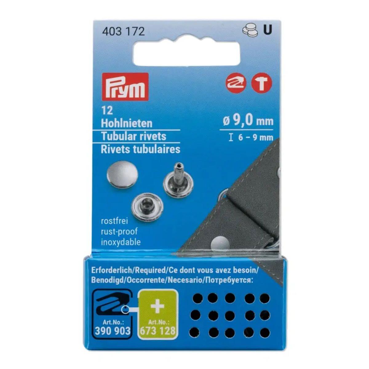 Prym Tubular Rivets for Material Thickness 6 – 9mm | SewingStreet