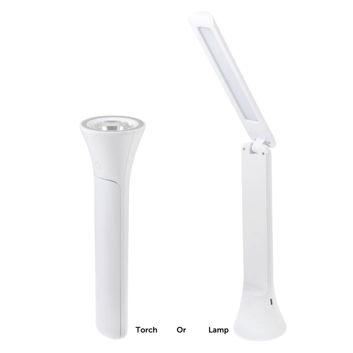Visible Image Rechargeable Flip Lamp & Torch - 2 in 1 | HobbyMaker