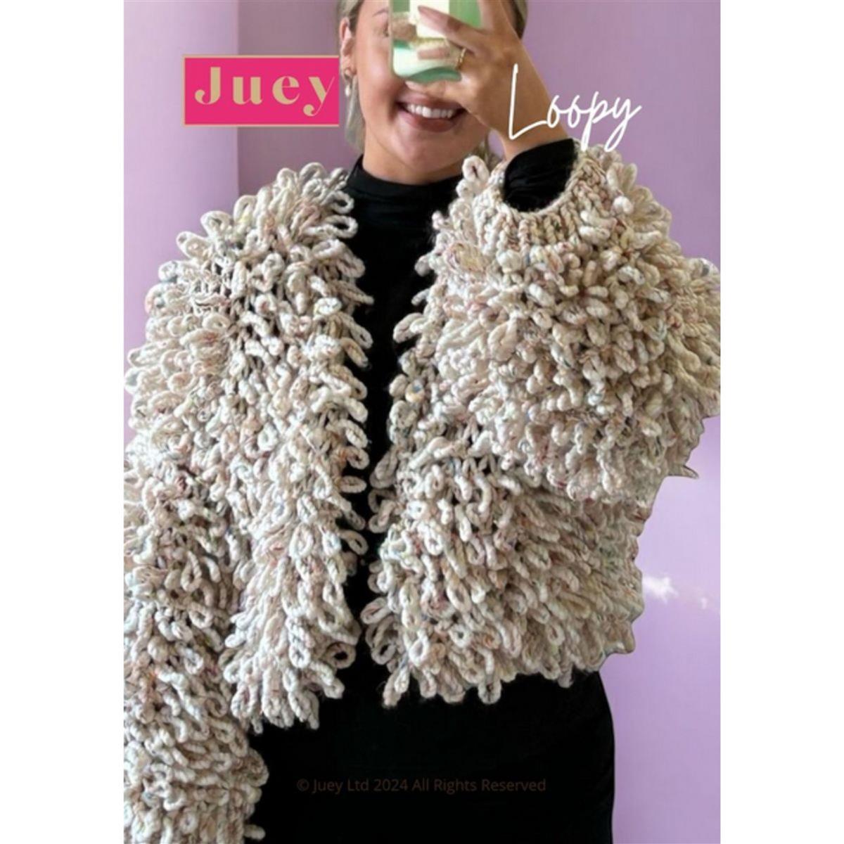 Juey Jumbo Loopy Bomber Jacket Pattern (Knit) Printed Version ...