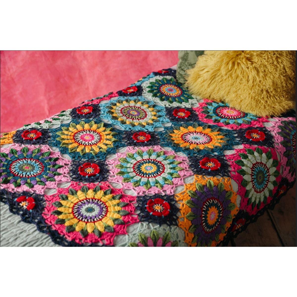 Jane Crowfoot Fiori Crochet Blanket Kit | SewingStreet