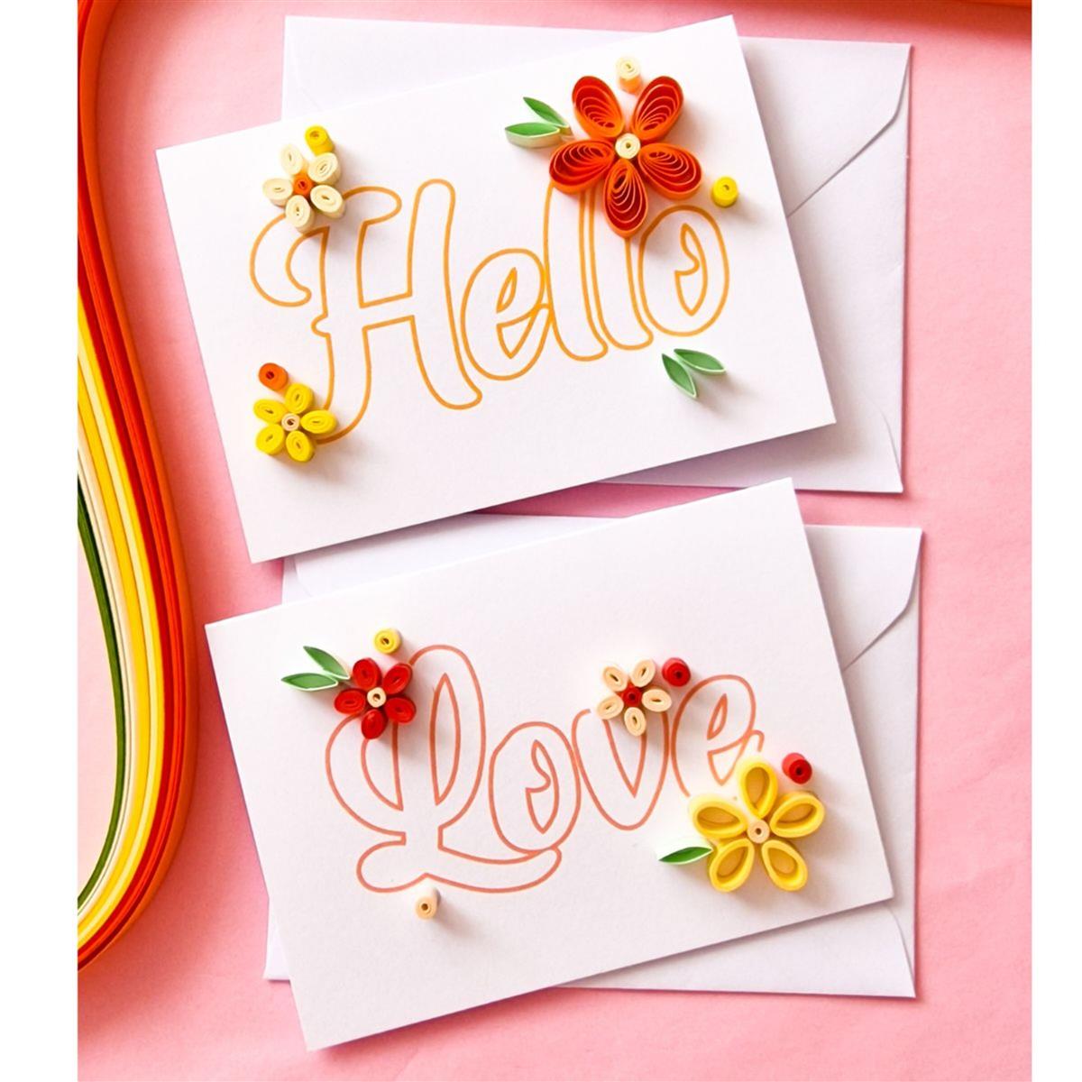 TillyViktor - Summer Greetings Mini Quilling Kit | HobbyMaker