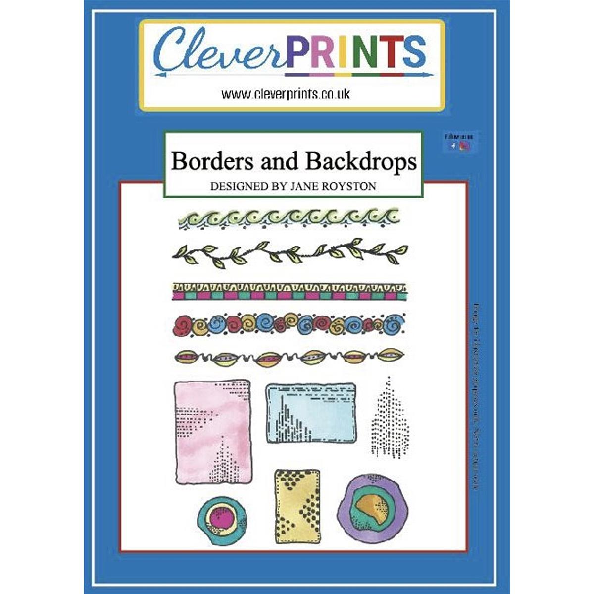 Borders and Backdrops A6 Stamp Set Contains 11 stamps | HobbyMaker