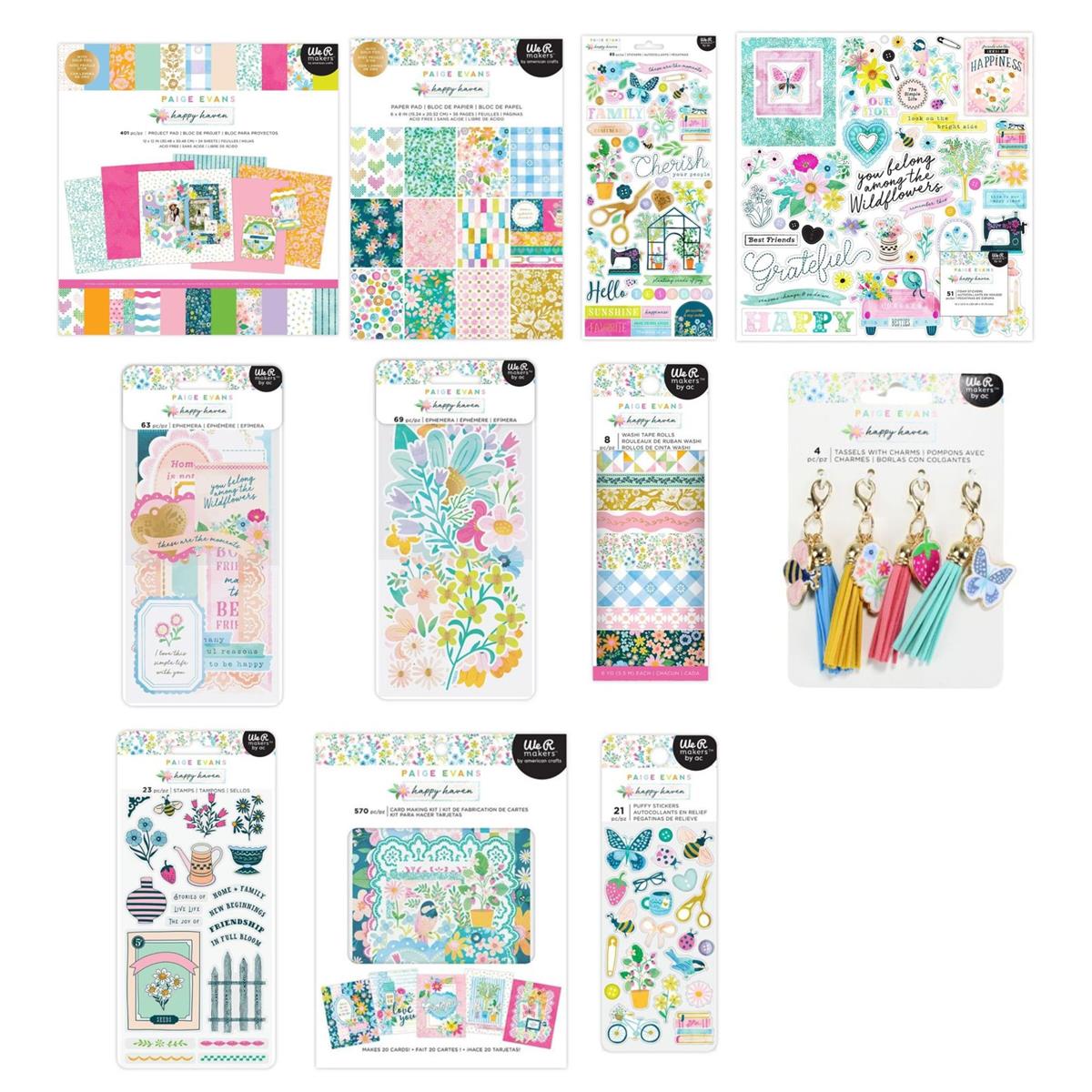 We R Makers Page Evans Happy Haven Complete Collection, Inc; Paper Pads ...