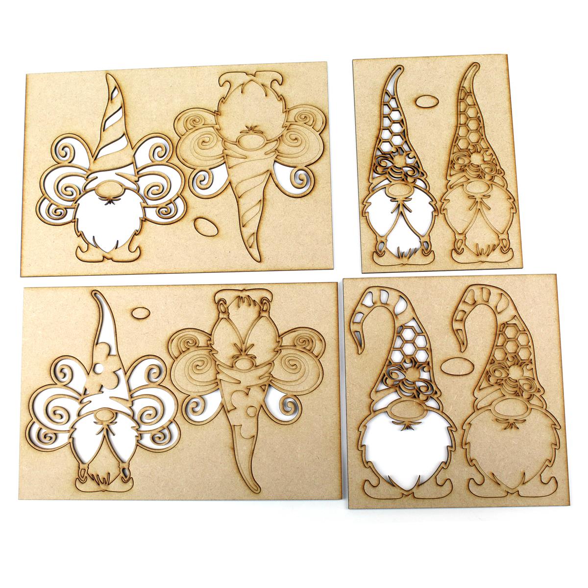 MDF Bee Themed Gnomes | HobbyMaker