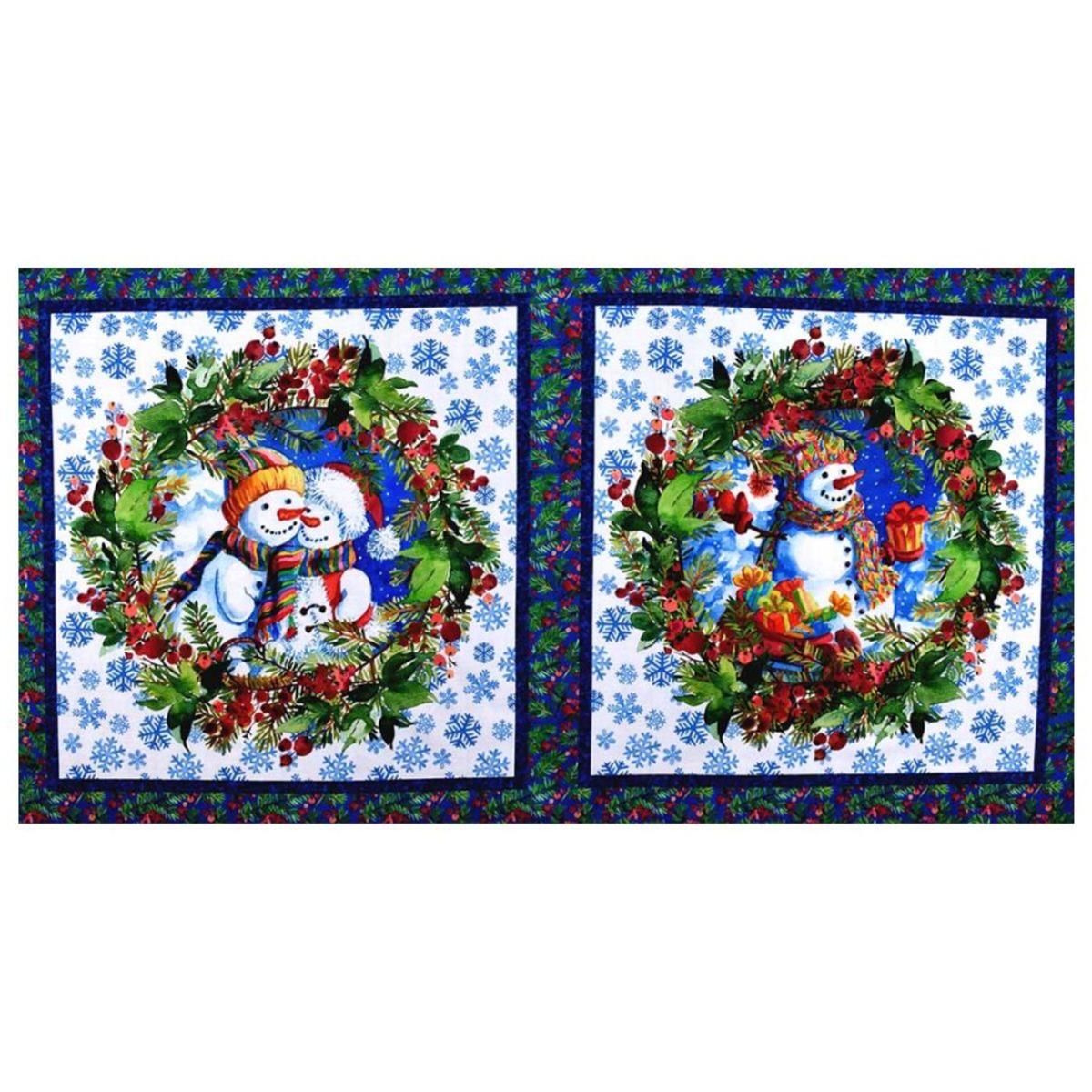 Jason Yenter A Year of Art Collection Winter Fabric Panel 0.6m ...