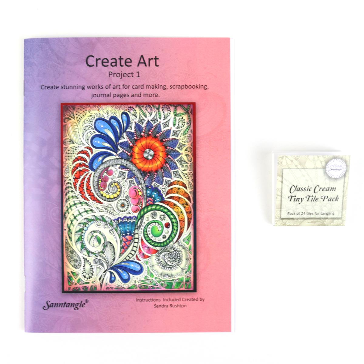 creating art project booklet with pack of tiny tiles | HobbyMaker