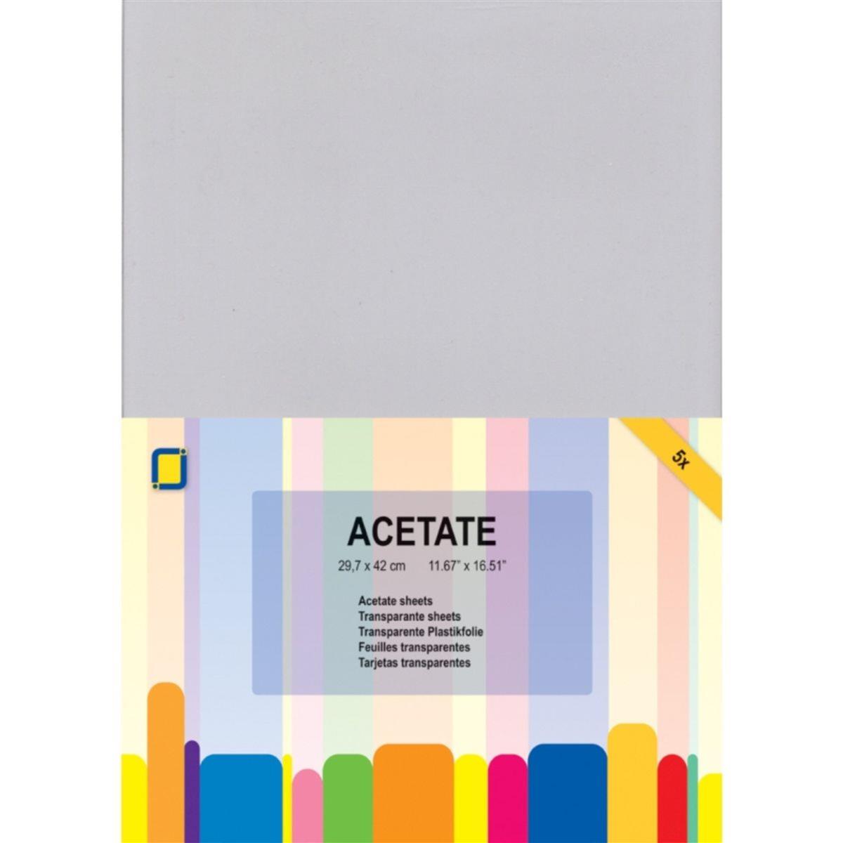 5 x A3 Acetate Sheets | HobbyMaker
