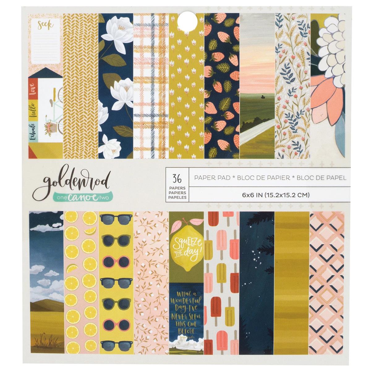 AC 1 C2 Goldenrod 6x6 Paper Pad | HobbyMaker