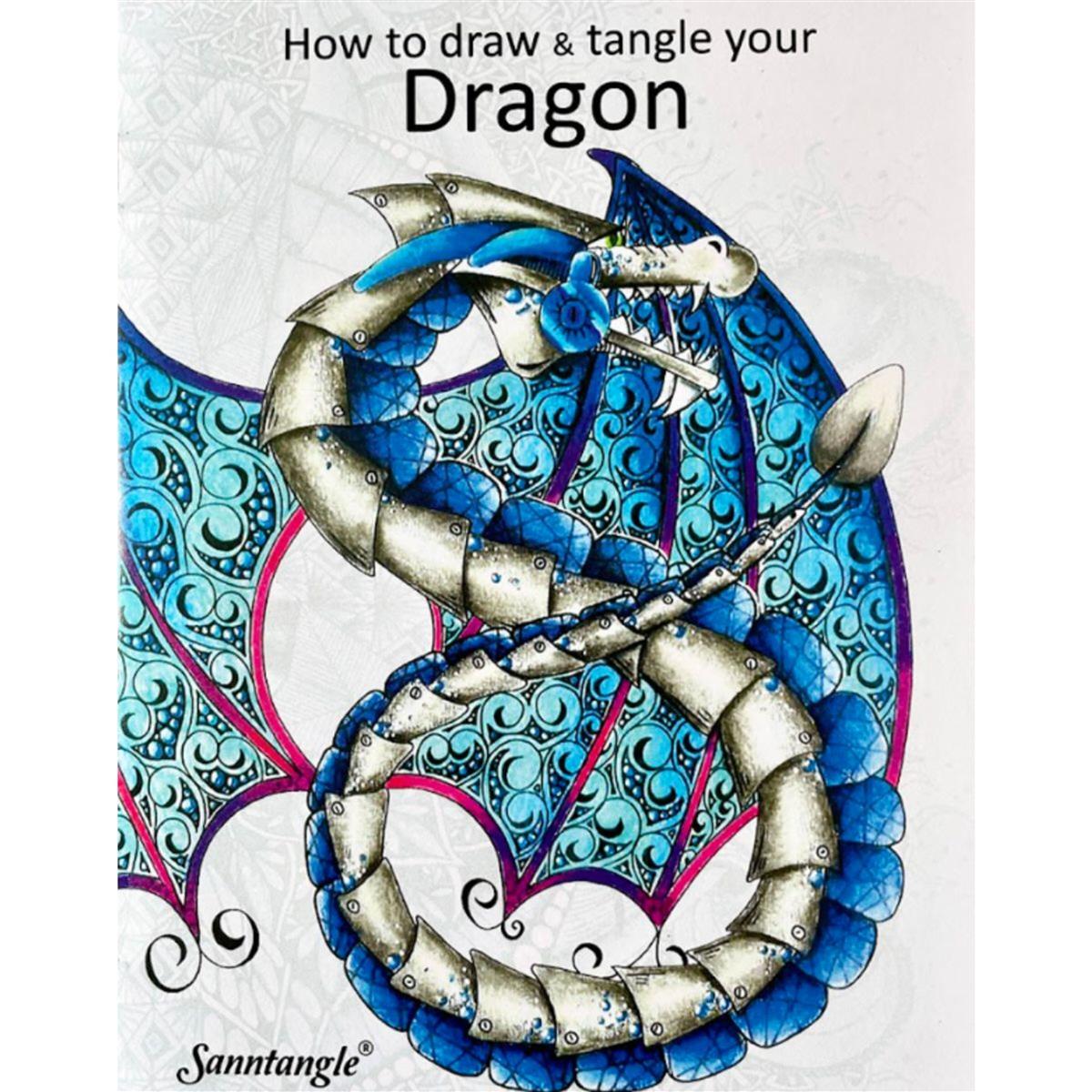 Sanntangle How to Tangle Your Dragon Stencil | HobbyMaker
