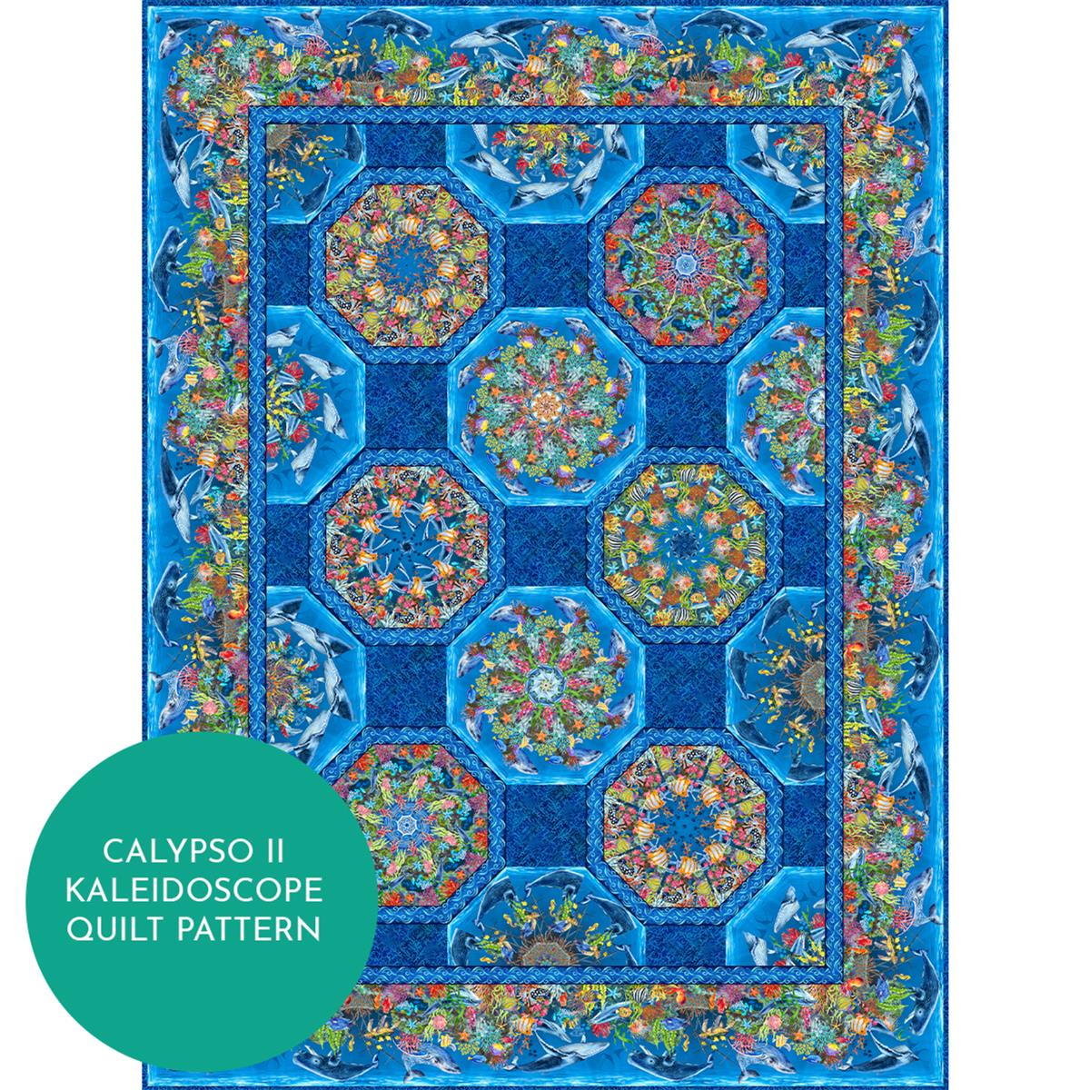 Jason Yenter Calypso II Kaleidoscope Quilt Pattern | SewingStreet